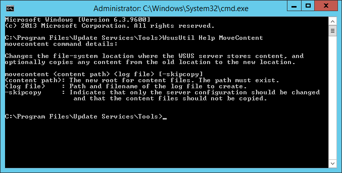 How To Move Wsus Content Folder To A Different Location Kc S Blog